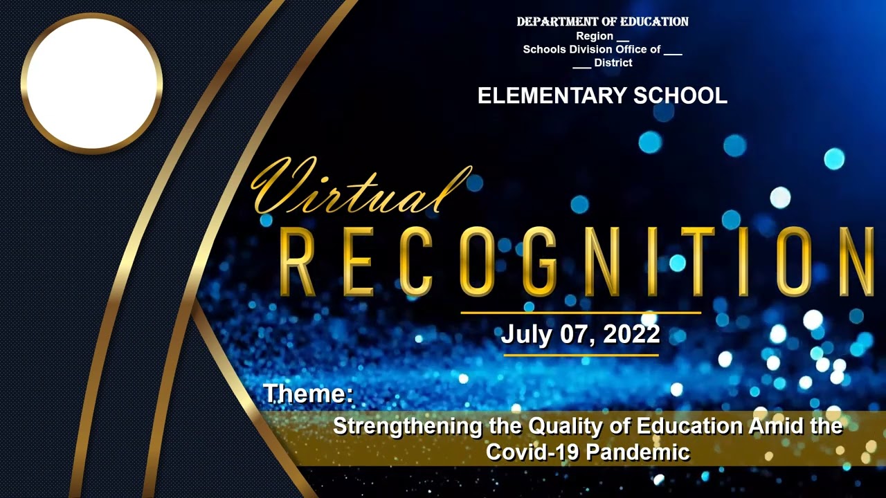 Cool Powerpoint Layout for Recognition/Graduation with Video Background ...