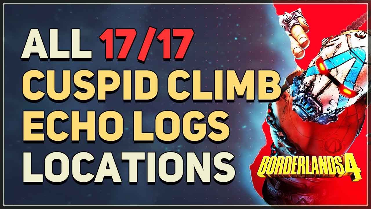 All Cuspid Climb ECHO Log Locations Borderlands 4 - YouTube