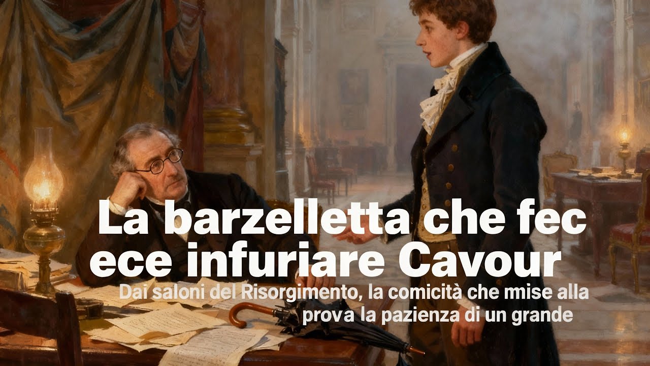 La freddura che fece infuriare Camillo Benso conte di Cavour. - YouTube
