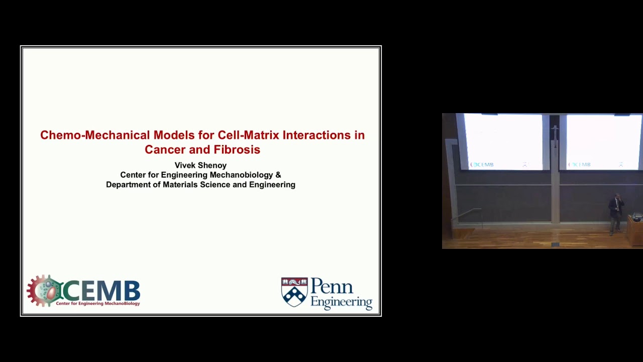 Heilmeier Lecture: "Chemo Mechanical Models for Cell Matrix ...