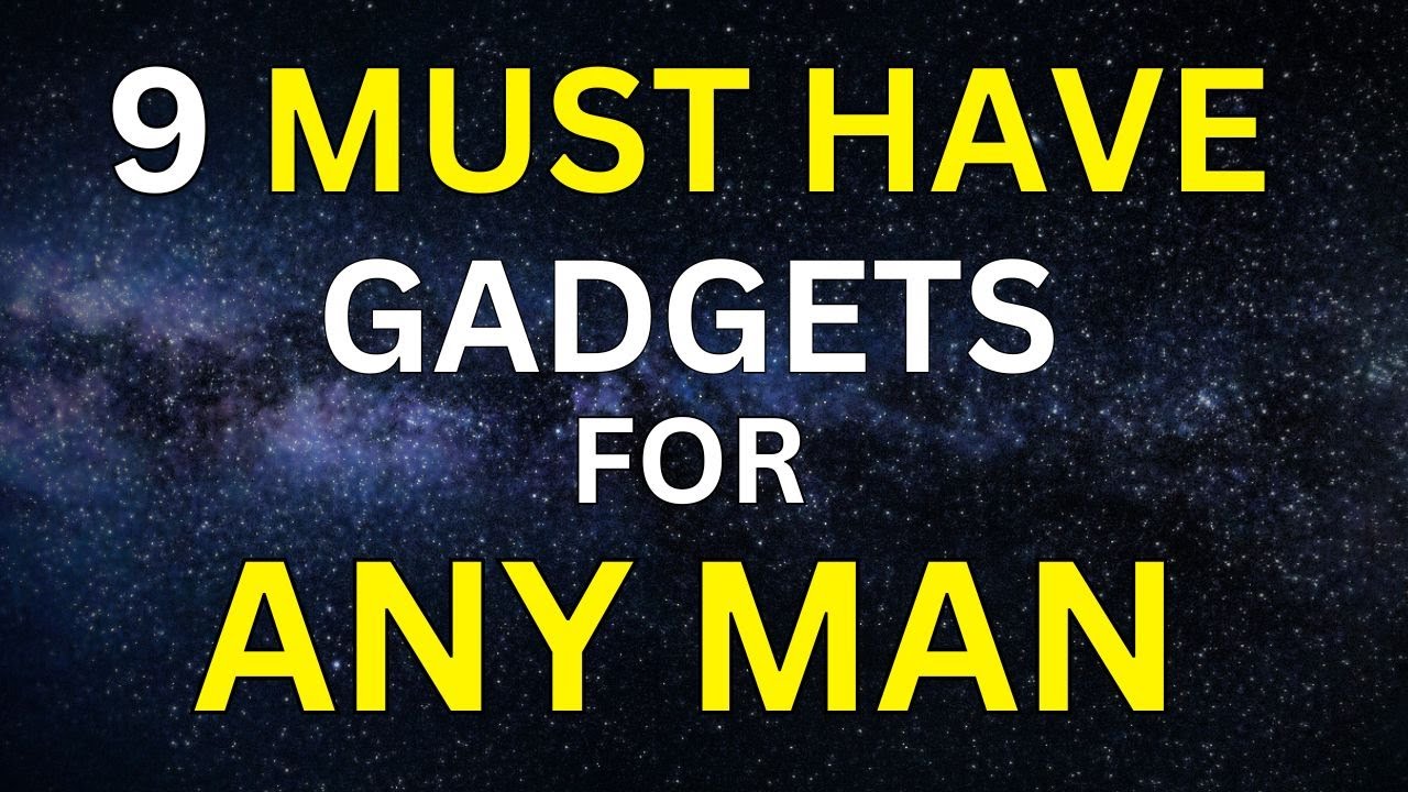9 Cool MUST HAVE gadgets For Any Man in 2024 - YouTube