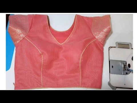 Patch work blouse back neck design/New model back neck blouse design ...