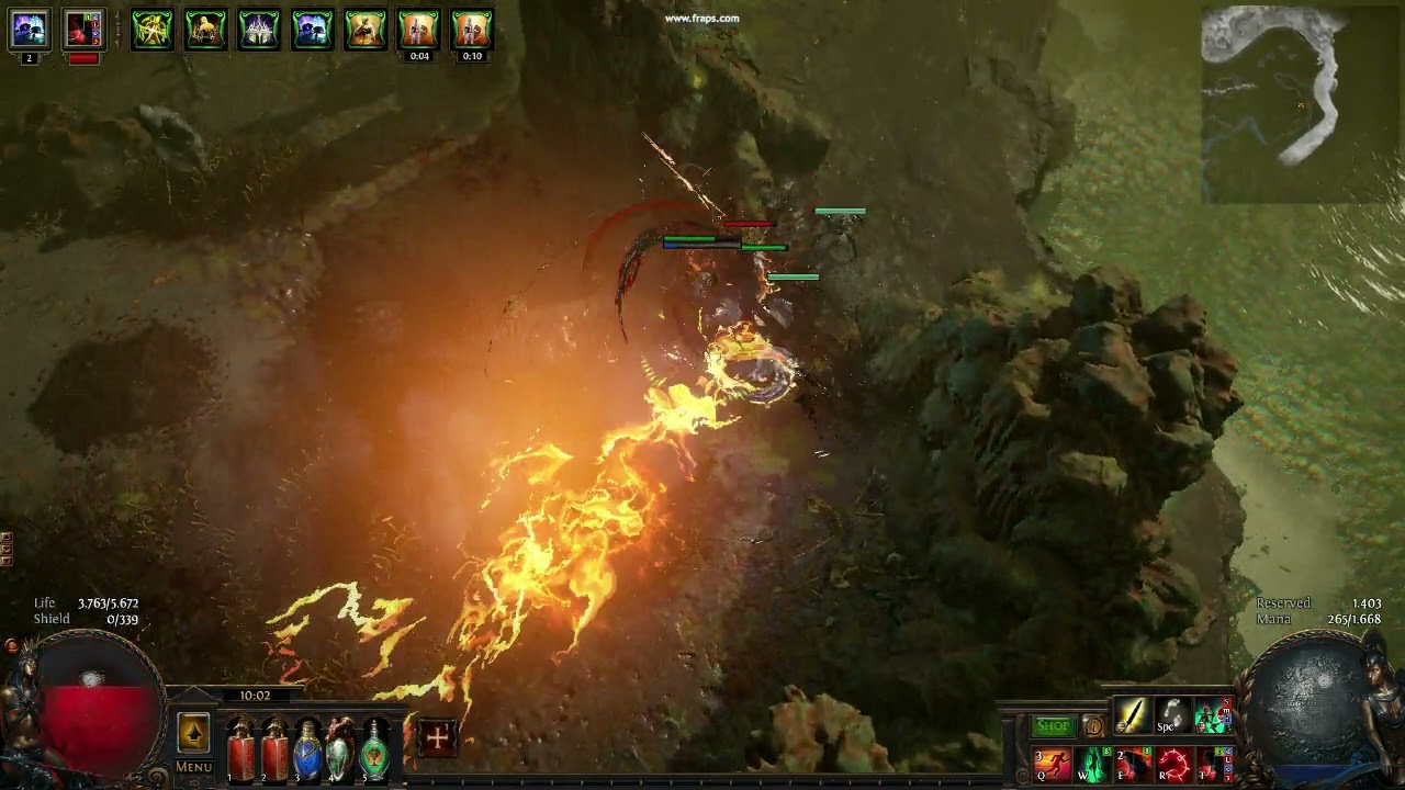 Path of Exile - Summon Reaper - Boss Damage Test - T16 - YouTube