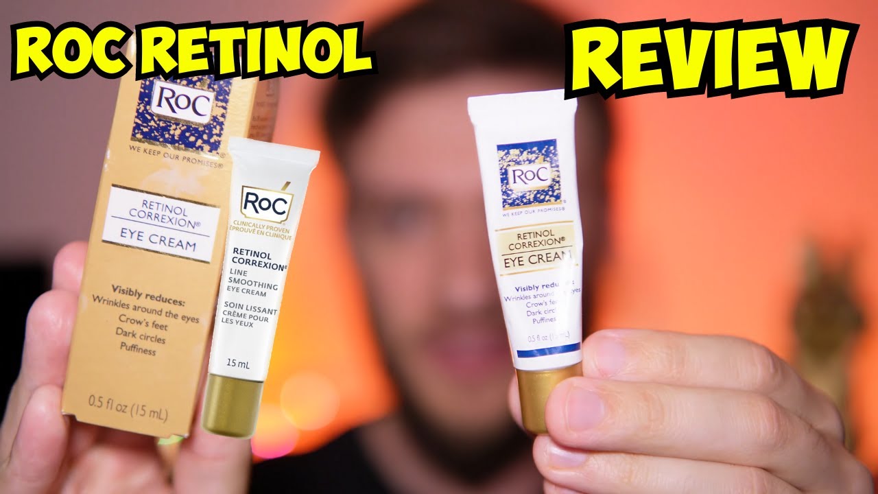 RoC Retinol Correxion Under Eye Cream Review - YouTube