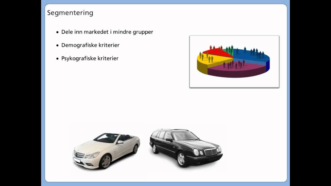 3 4 Markedsplan Markedsstrategi Segmentering - YouTube