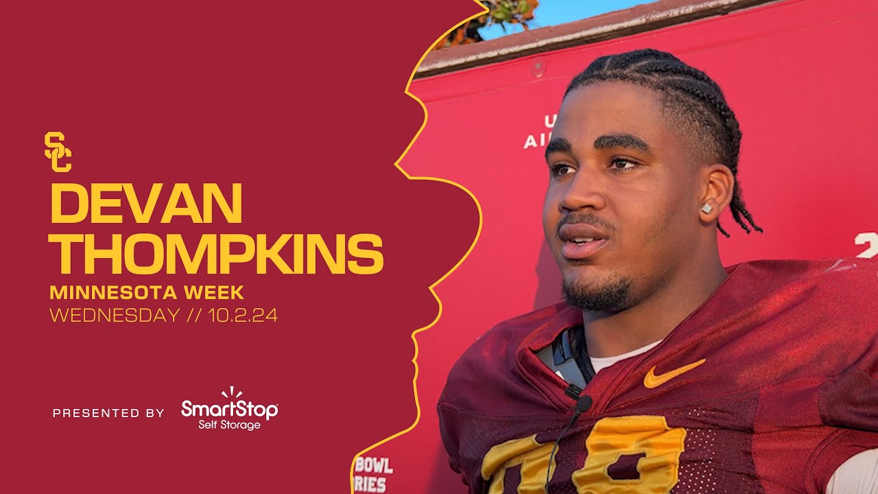 USC DT Devan Thompkins | Wednesday of Minnesota Week - YouTube