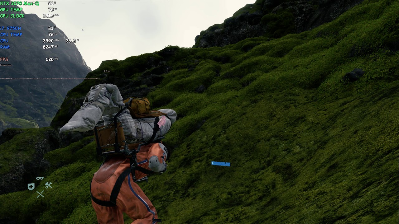 Razer Blade 15 - Death Stranding - Ultra Settings + DLSS On - YouTube