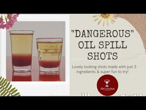 Dangerous Oil Spill Shots | Adi's Cocktails | Vodka and Tequila layered ...