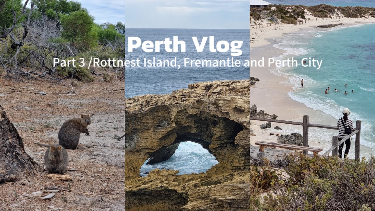 Perth travel vlog/ Rottnest Island, Fremantle and Perth city - YouTube