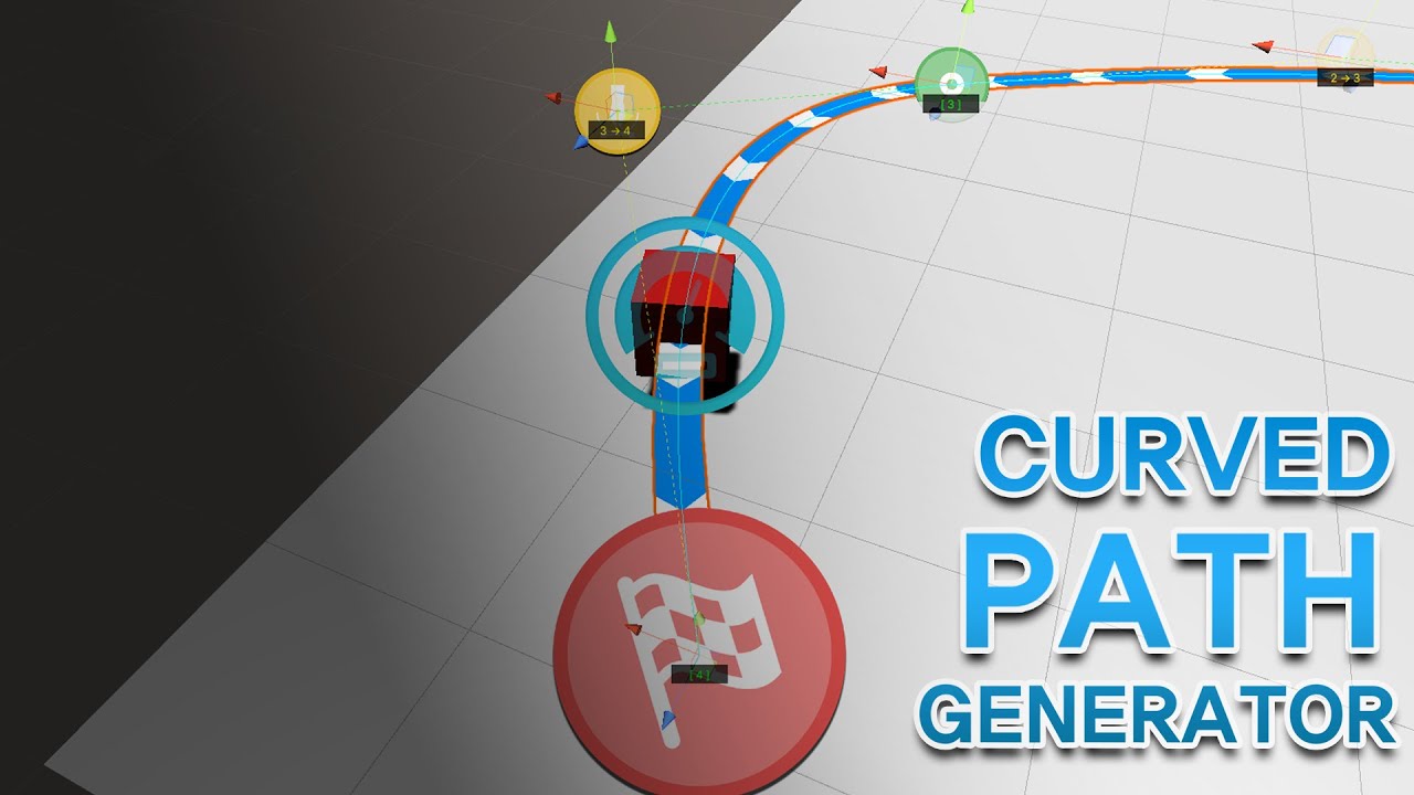 Curved Path Generator Demo - YouTube