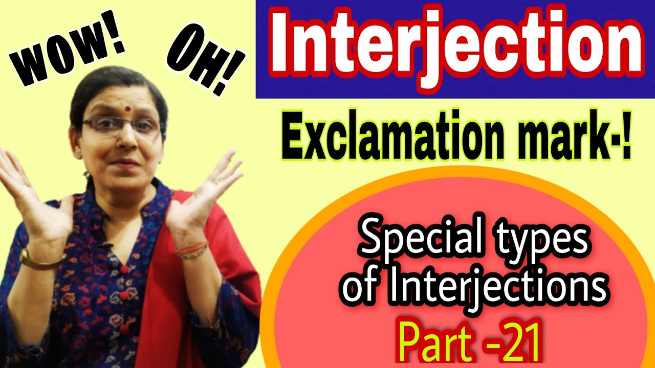 Interjections | Interjection | Part of speech part 21 | Exclamation ...