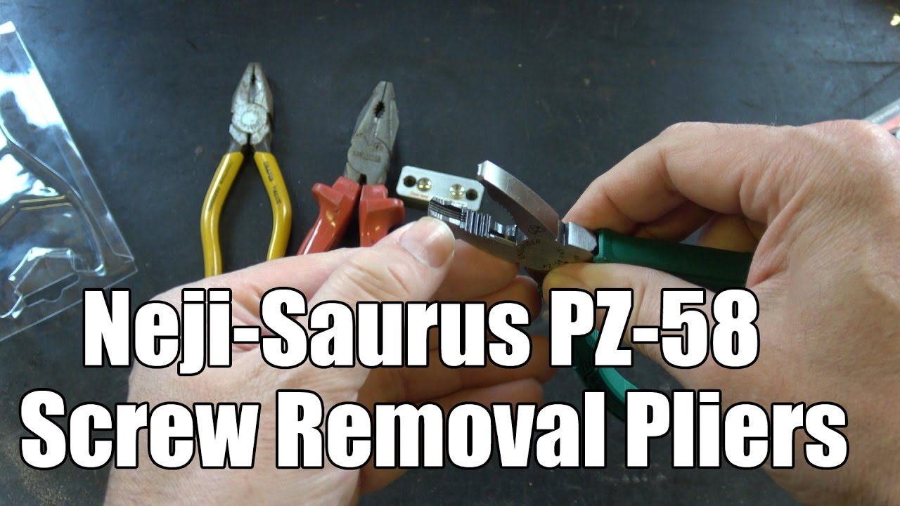 Engineer Inc Neji-Saurus PZ-58 Screw Removing Pliers Review - YouTube