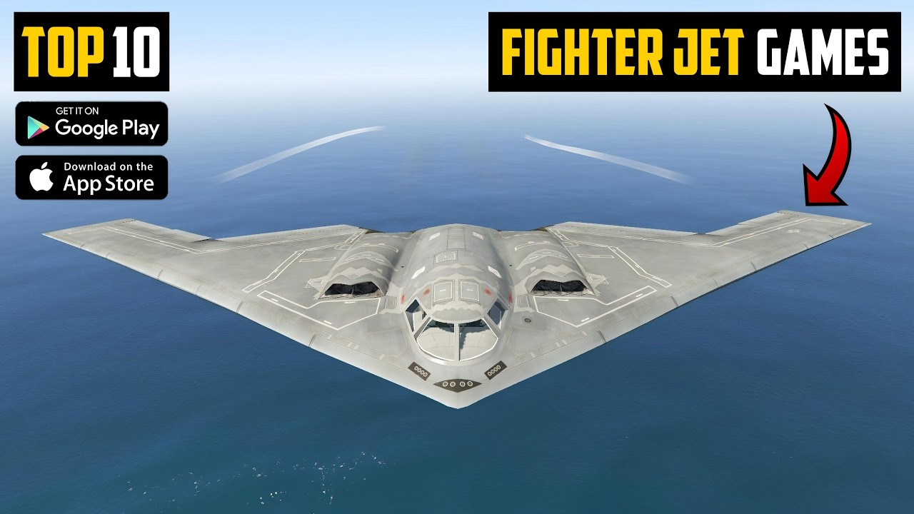 Top 10 Best Fighter Jet Games for Android ️🔥 | 10 Best Flight Games You ...