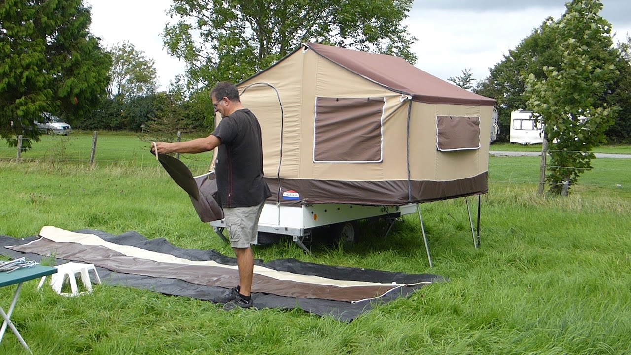 Cabanon Venus - Preparing to take down the sleeping unit - YouTube