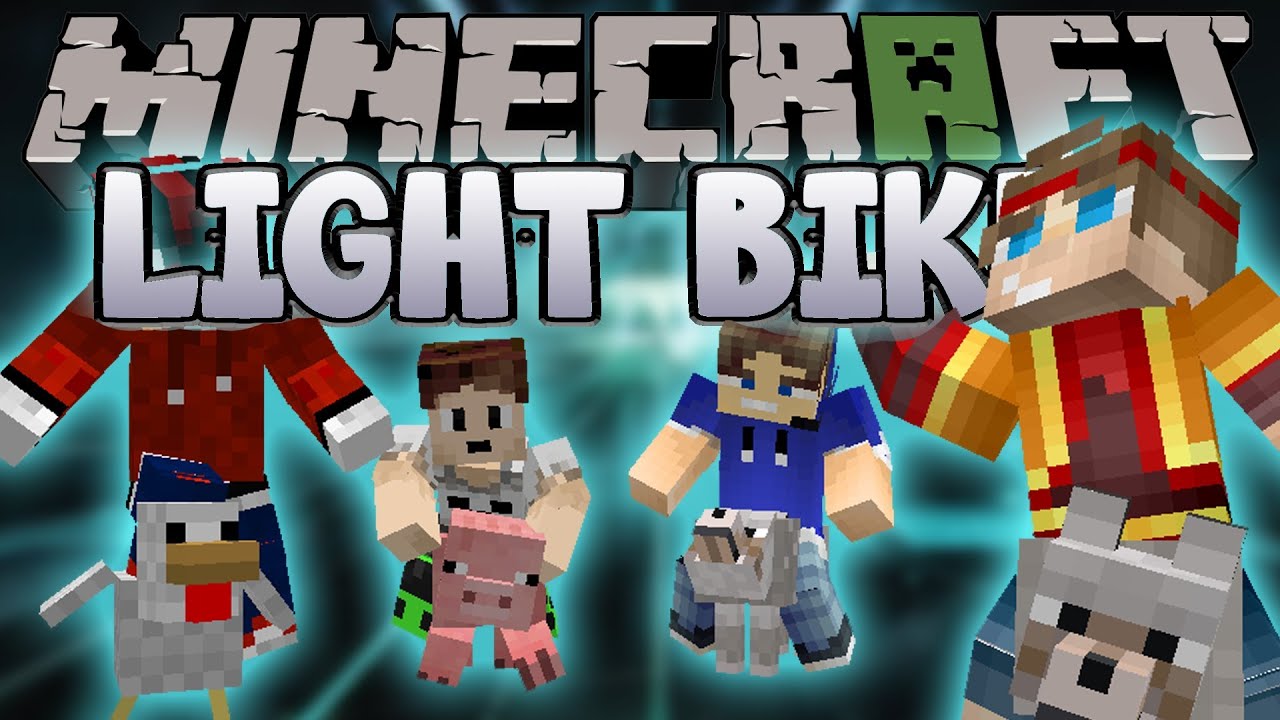Minecraft Mini-Game - Tron (Light Bikes) - TRONE!!! - YouTube