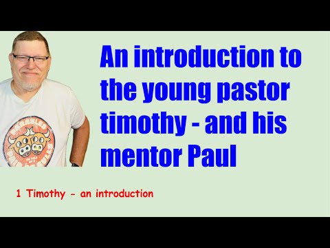 An introduction. 1 Timothy. - YouTube