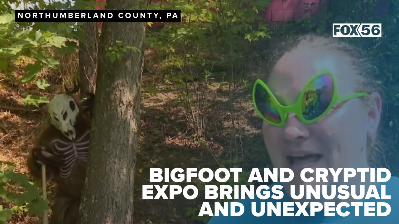 Elysburg hosts second annual Central PA Bigfoot and Cryptid Expo - YouTube