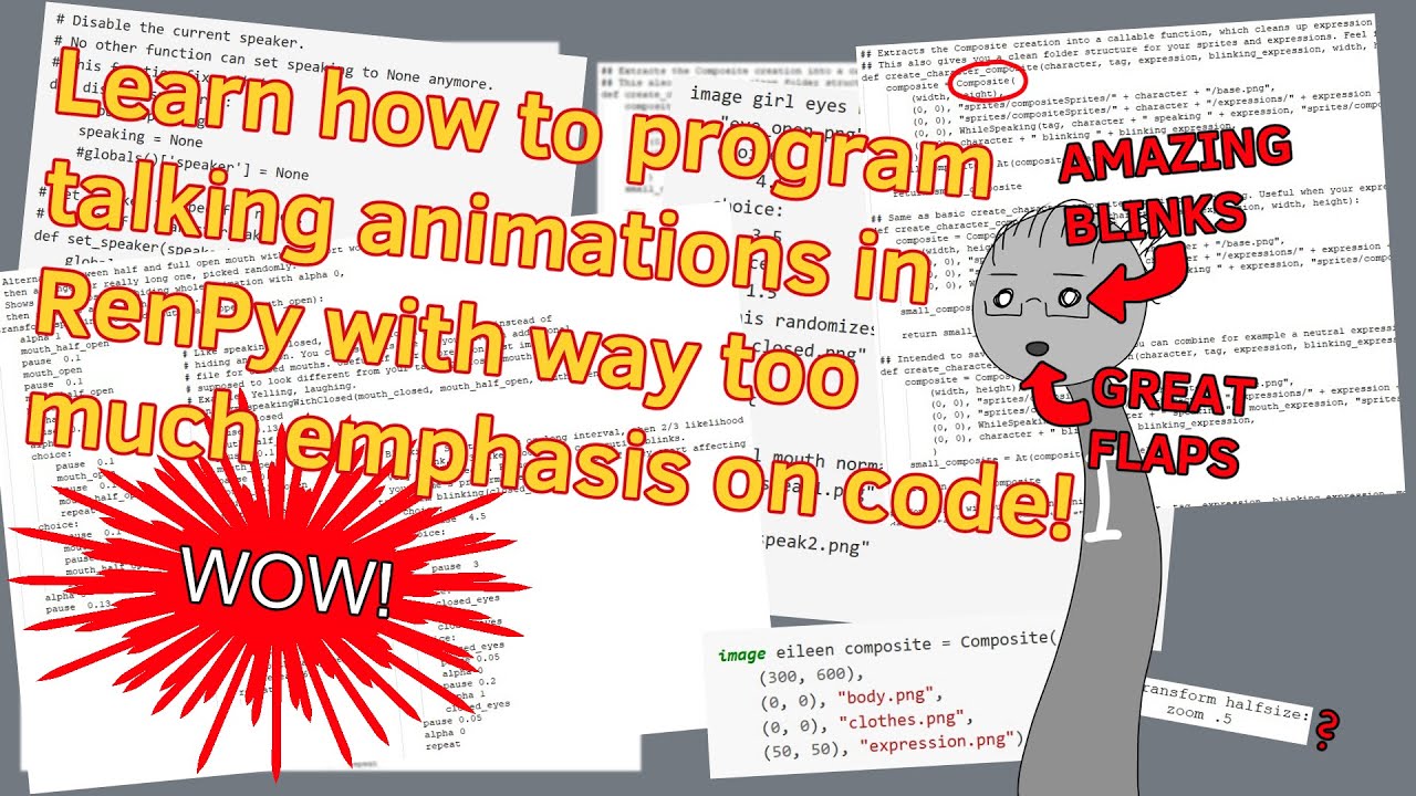 Put speaking animations into your RenPy Games! - YouTube
