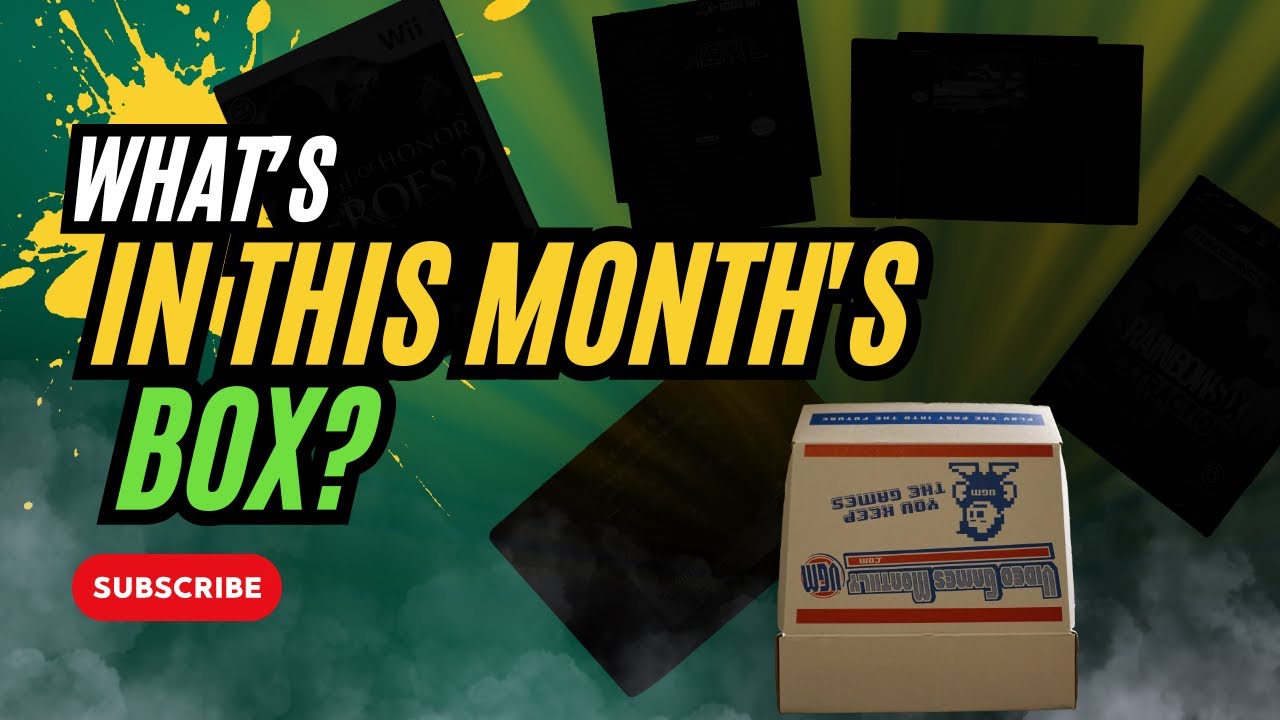 Unboxing Video Games Monthly Box: Retro Surprises & Giveaways Galore ...
