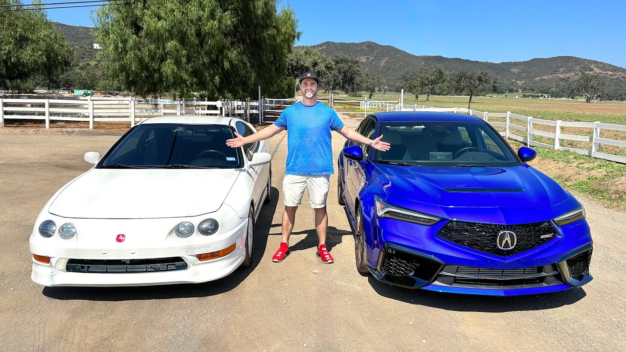 '98 Acura Integra Type R vs '24 Integra Type S Head To Head Review ...