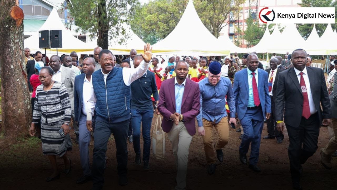 EPIC!! Wetang'ula Steals the Show with his Unique Arrival at St. Peter ...