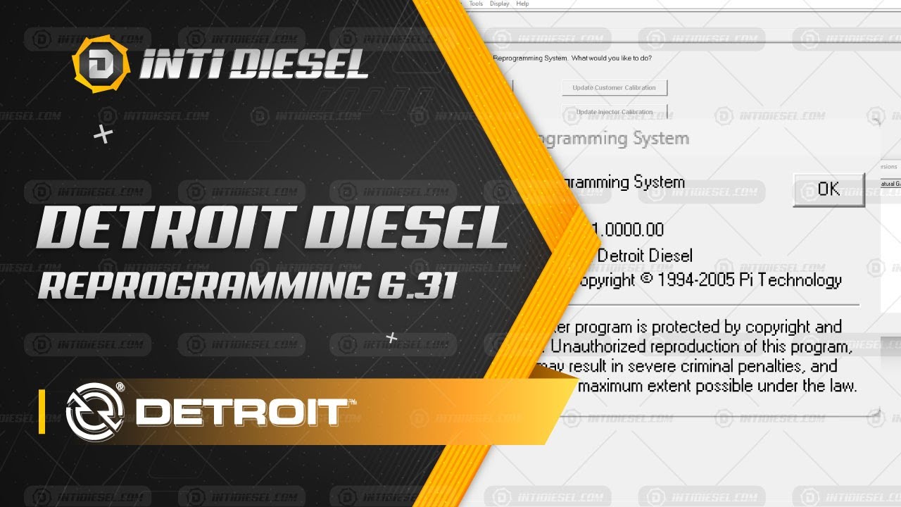 Activación de DETROIT DIESEL REPROGRAMMING 6.31 - YouTube