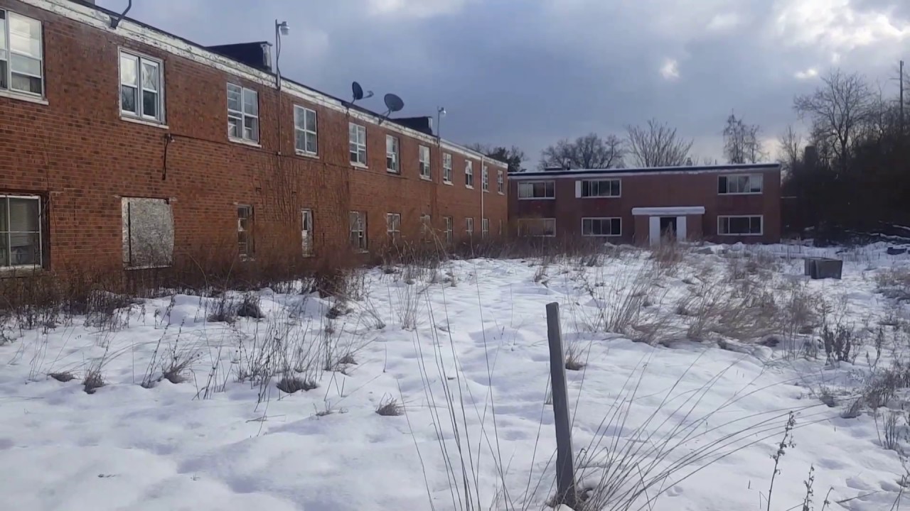 Rotting Abandoned Apartment Buildings - Waiting to be Demolished ...