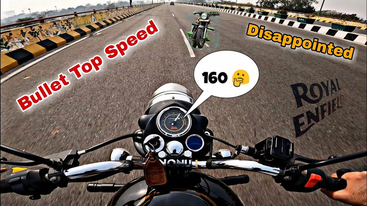 Bullet Ki Top Speed Ne Shock Kar Diya 😮 || Standard Bs6 Bullet 350 Top ...
