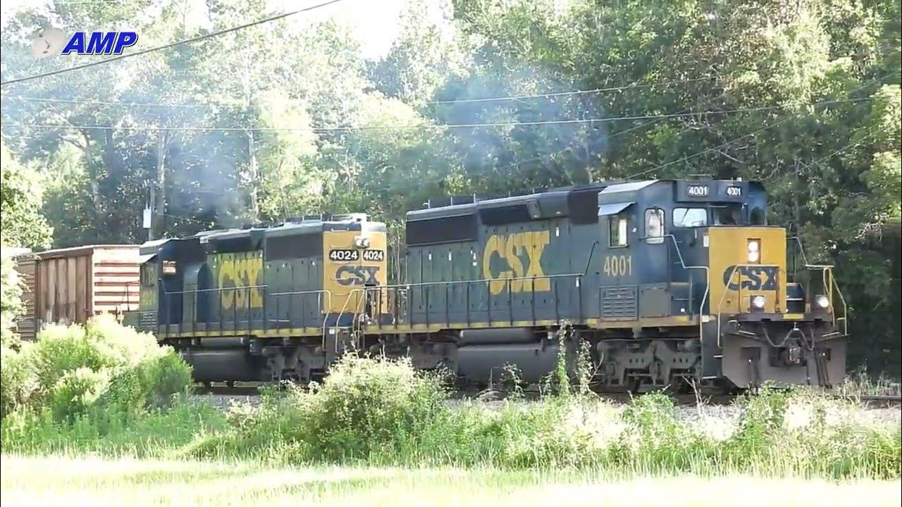 CSX 4001 Gonzalez SD40-3 - YouTube