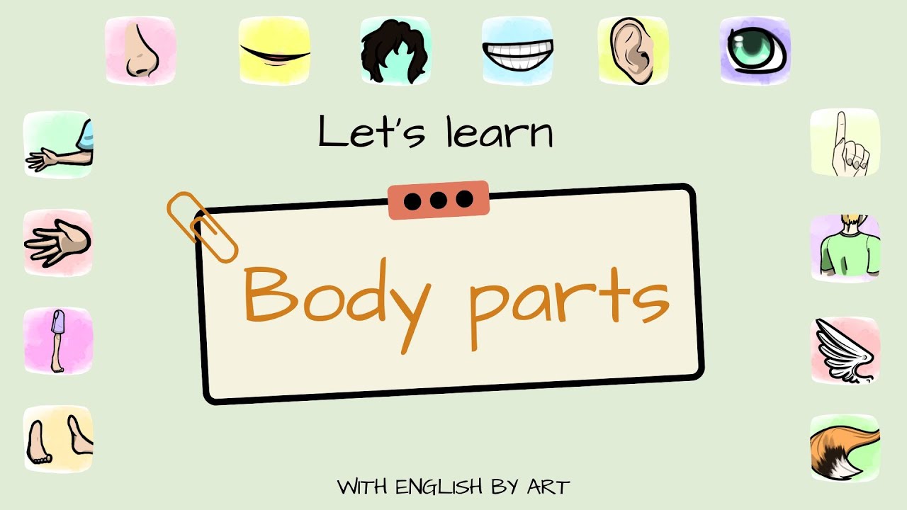 English by Art - Let's learn. Body parts. (Level 2, Unit 4) - YouTube