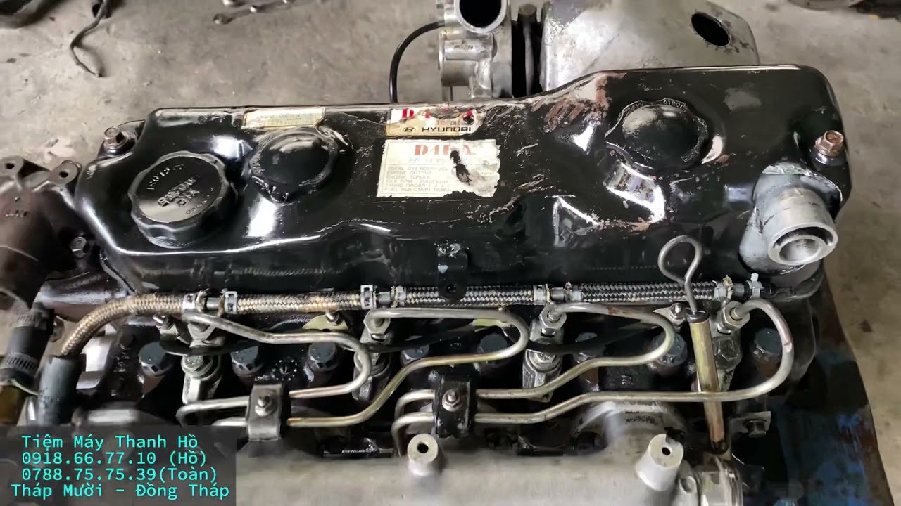 Hyundai D4DA lòng 1tấc lẻ 4 vòng tua 2800 | Đã Bán về Sóc Trăng - YouTube