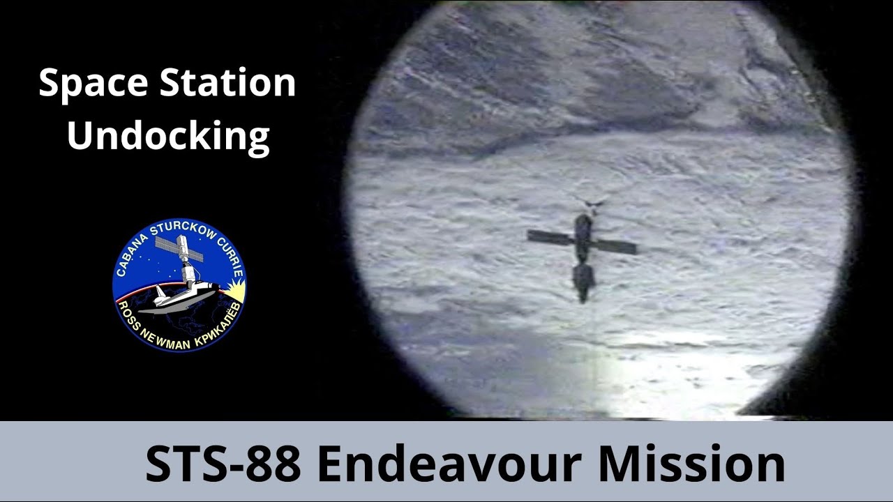 STS-88 Mission | Undocking from the International Space Station - YouTube