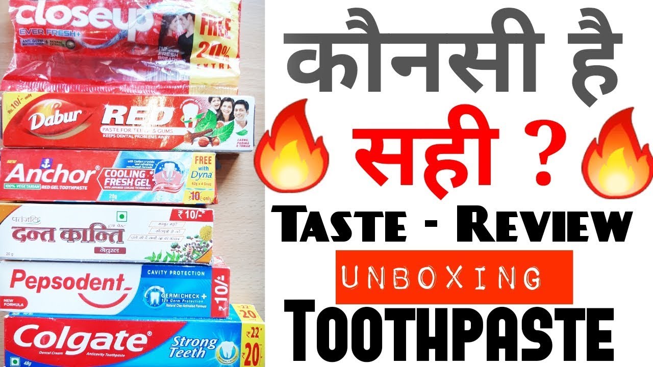 TOOTHPASTE COMPARISON & REVIEW | BEST TOOTHPASTE EVER AND FOREVER - YouTube
