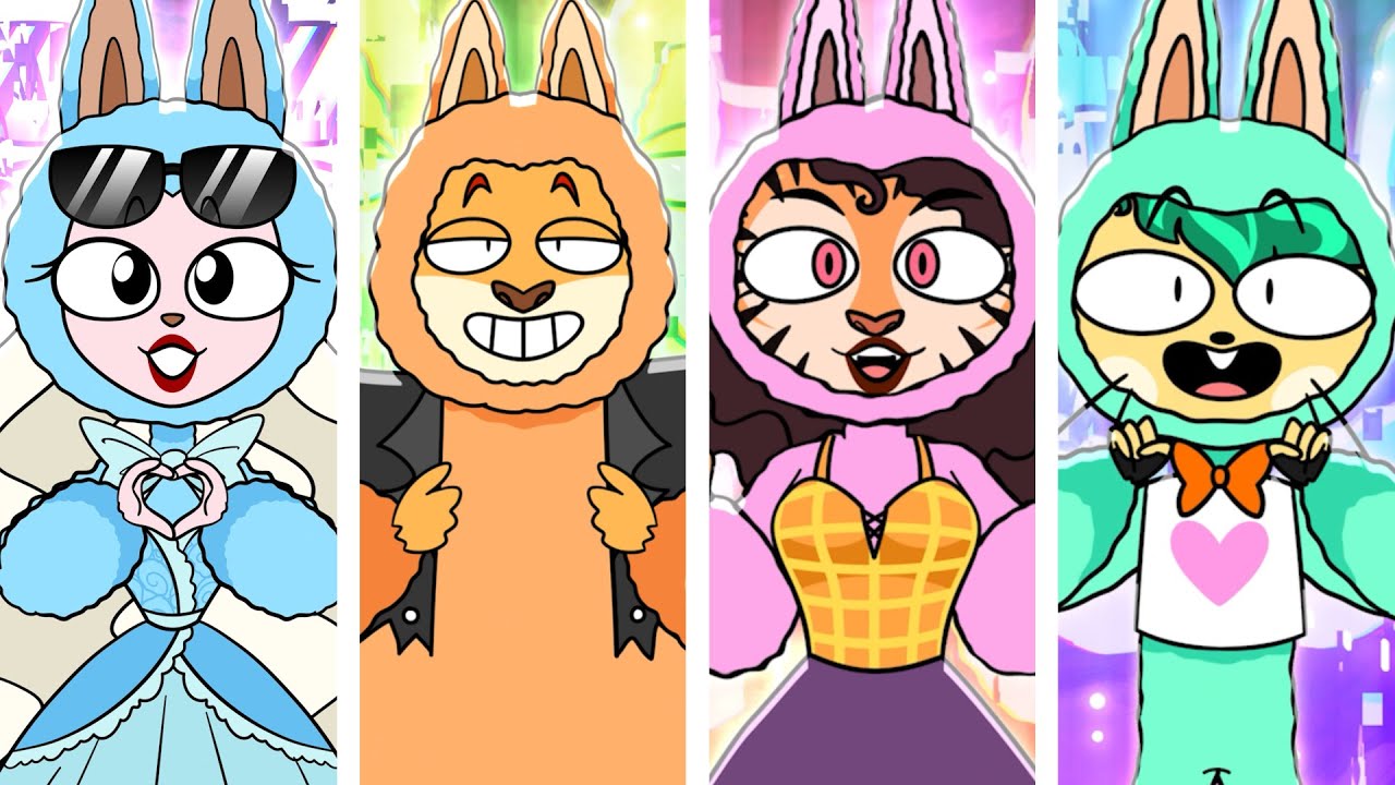 Rocky Rakoon's Labubu Zimono Party // Funny Animation Meme #tiktok # ...