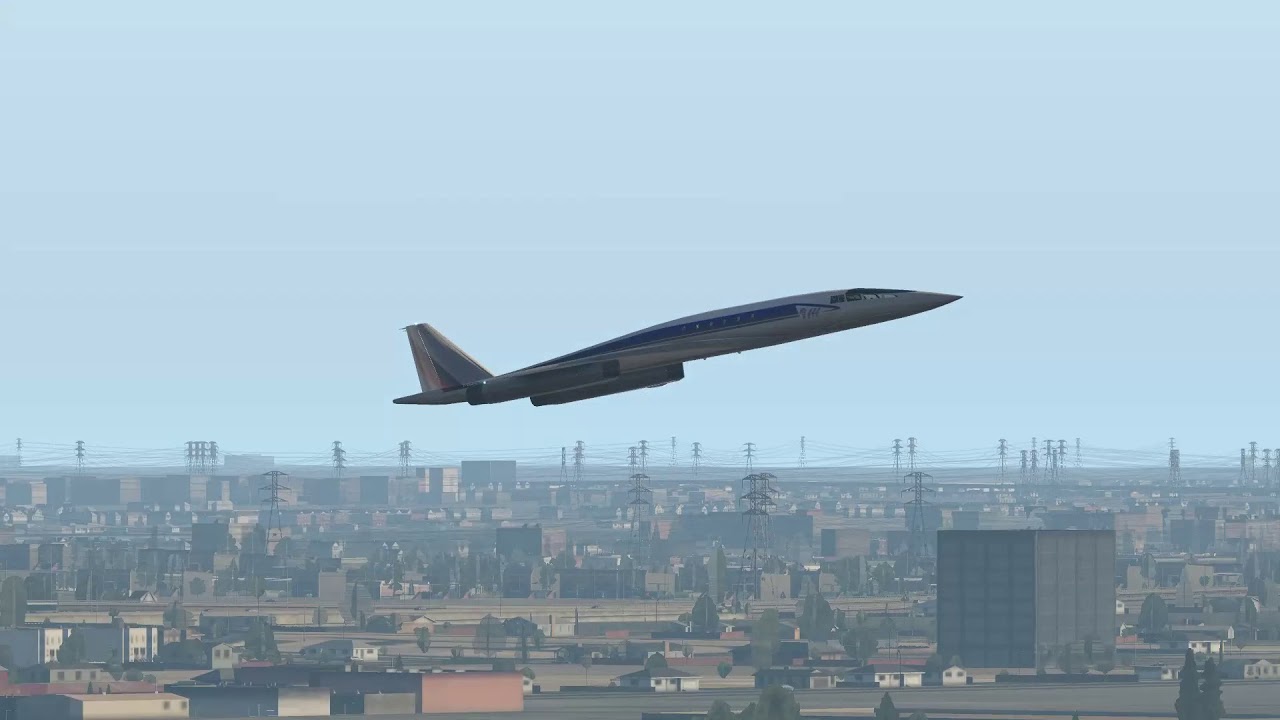 Tu 444 From KLAX To KSEA - YouTube