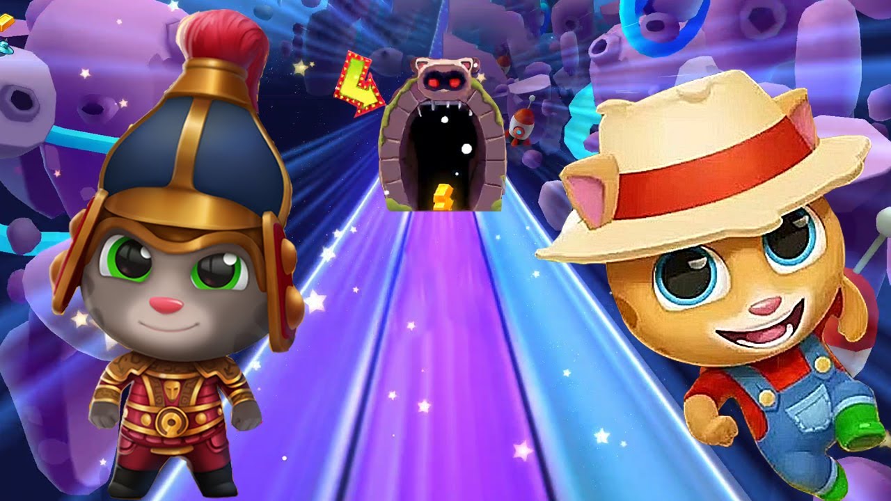 TALKING TOM GOLD RUN - 2X SPEED NEW SPACE SIDE WORLD GENERAL TOM VS ...