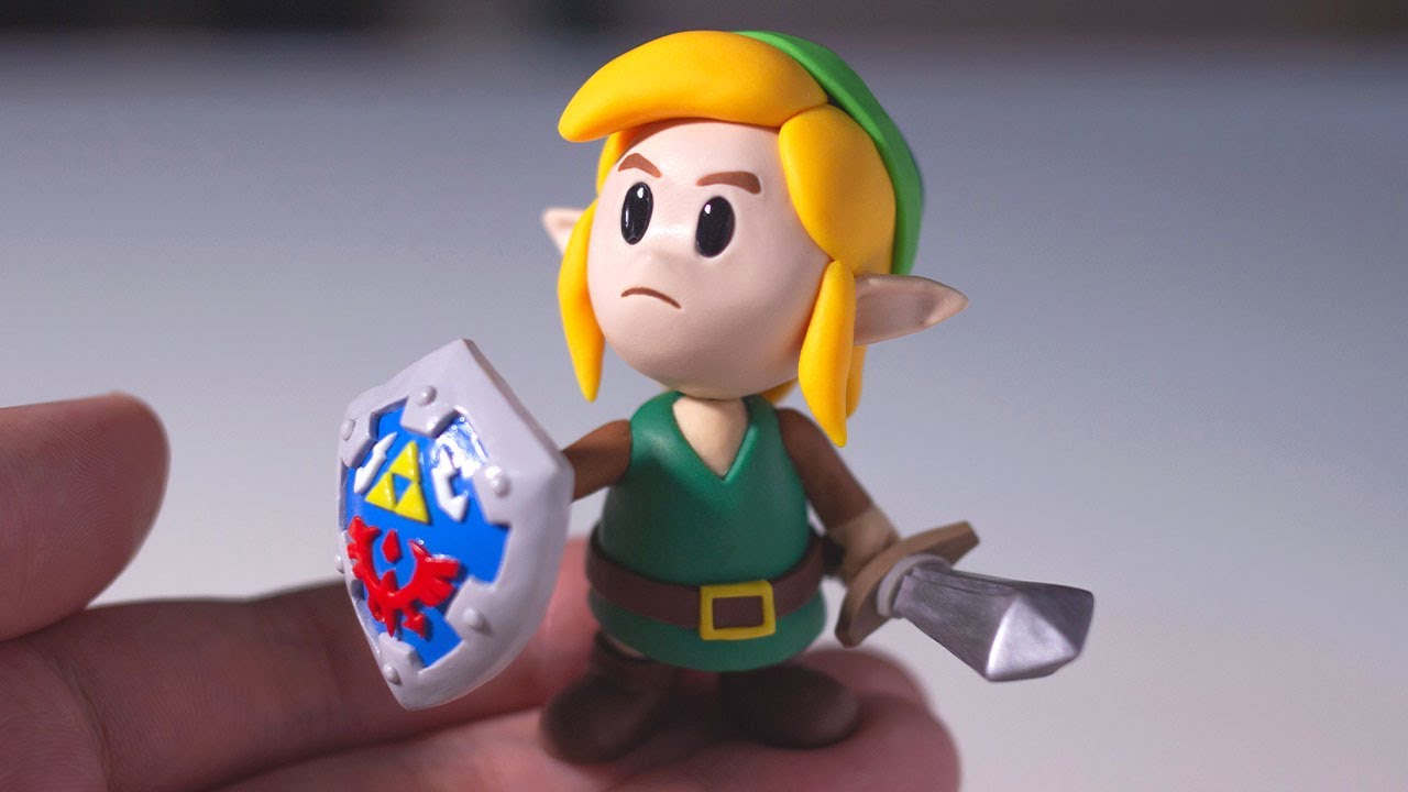 클레이로 젤다의 전설(꿈꾸는 섬) 링크 만들기 | Making Link from the Legend of Zelda with ...