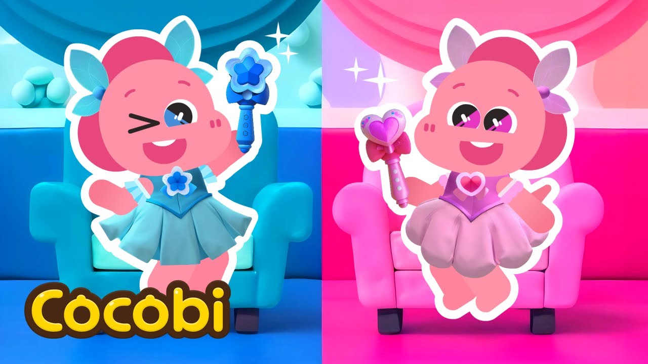 Rose vs Bleu💗💙Chansons pour Bébé | Cocobi - YouTube