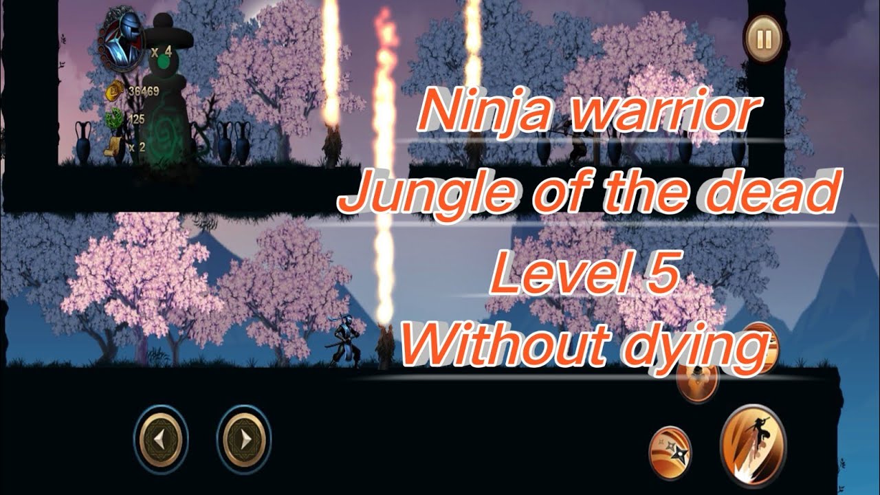 Ninja warrior Level 5 jungle of the dead without dying ninja warrior ...