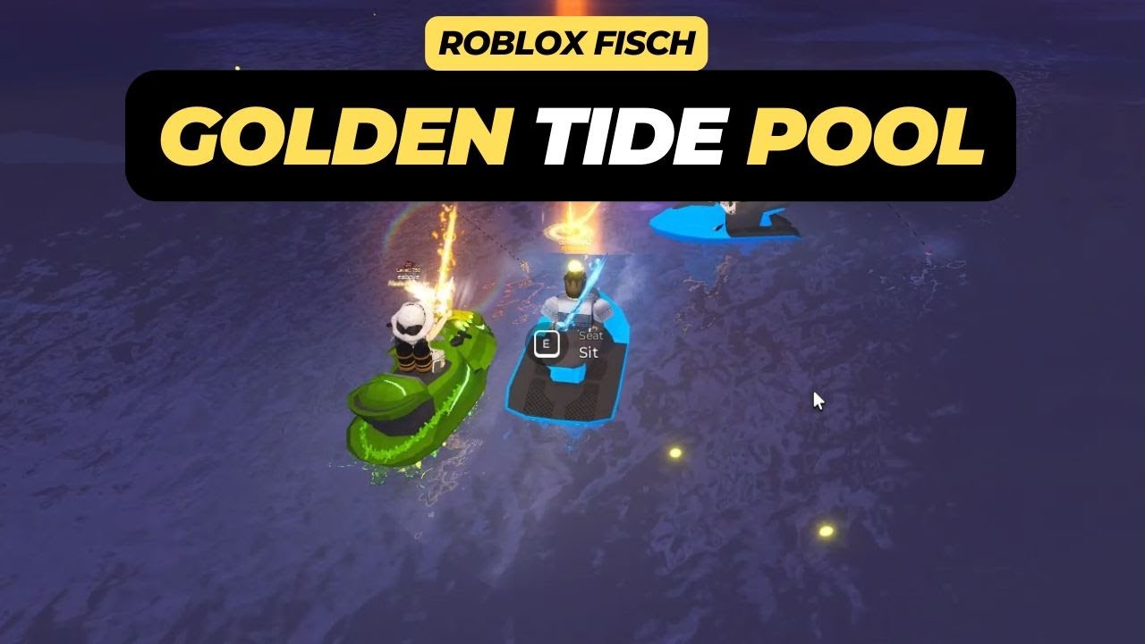 How to Find Golden Tide Pool in Roblox Fisch - YouTube