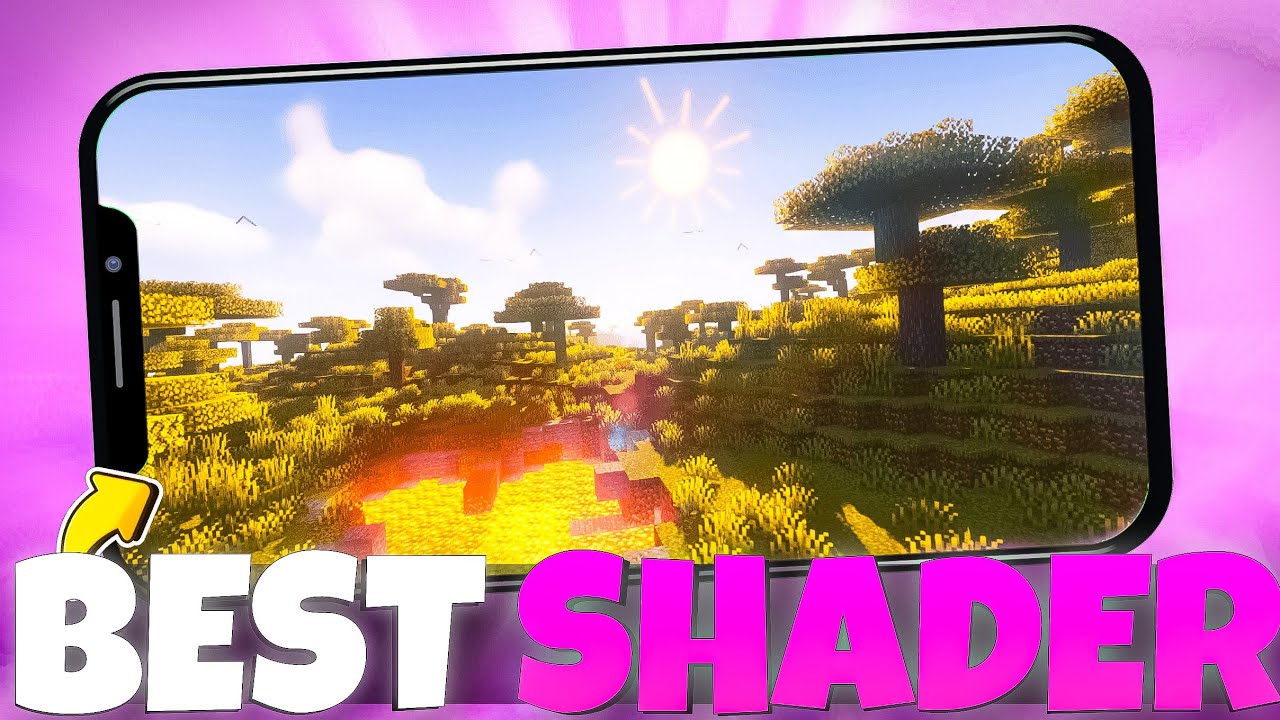 Best SHADER For Minecraft PE 🤩 | MCPE Shader 1.20+ - YouTube
