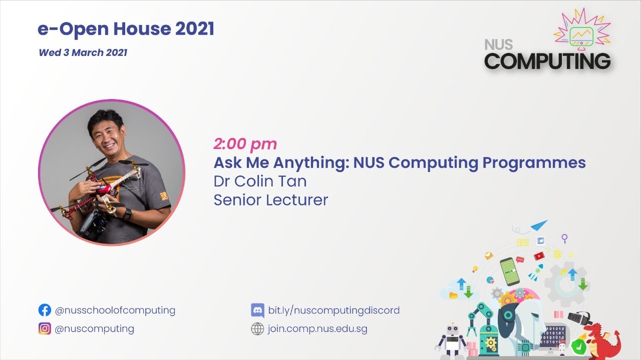 Dr Colin Tan – Ask Me Anything: NUS Computing Programmes | NUS ...