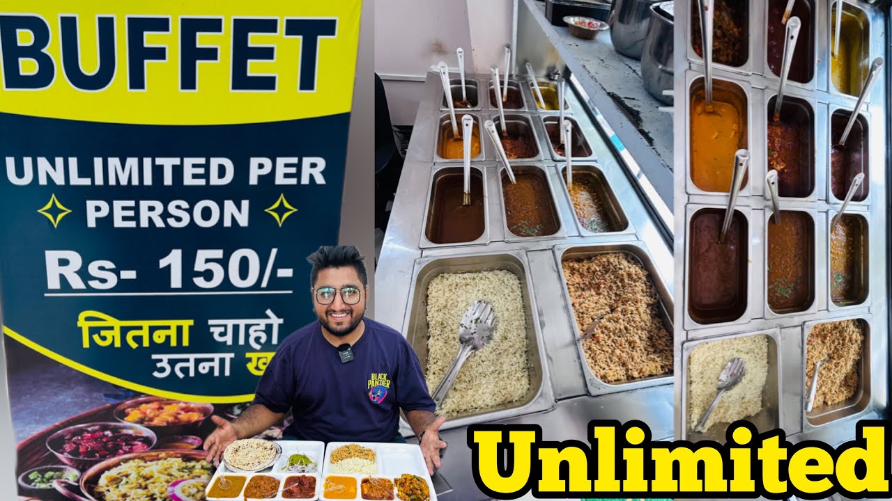 Unlimited food in 150/- || Unlimited Buffet in delhi || Buffet In Delhi ...