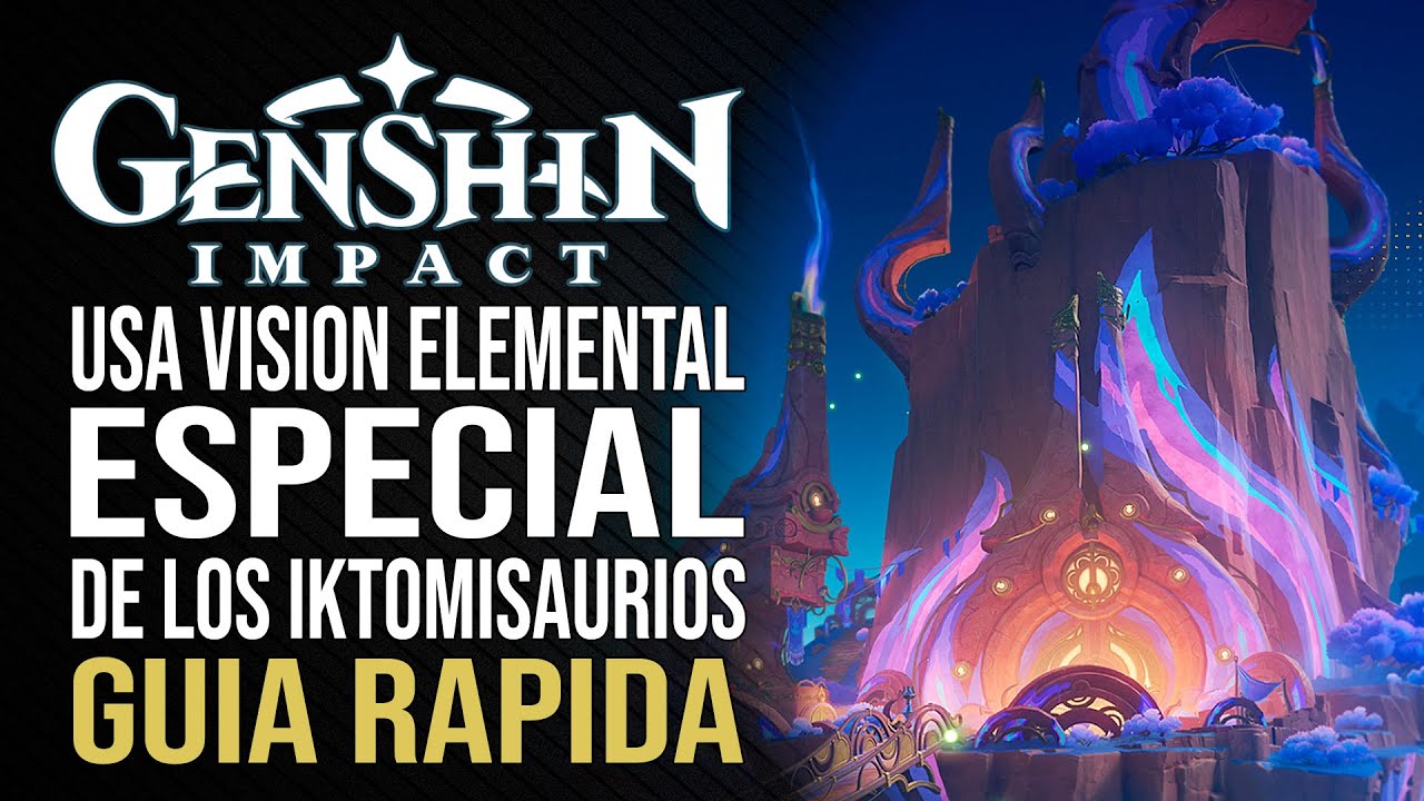 Usa la visión elemental especial de los Iktomisaurios - El color de las ...