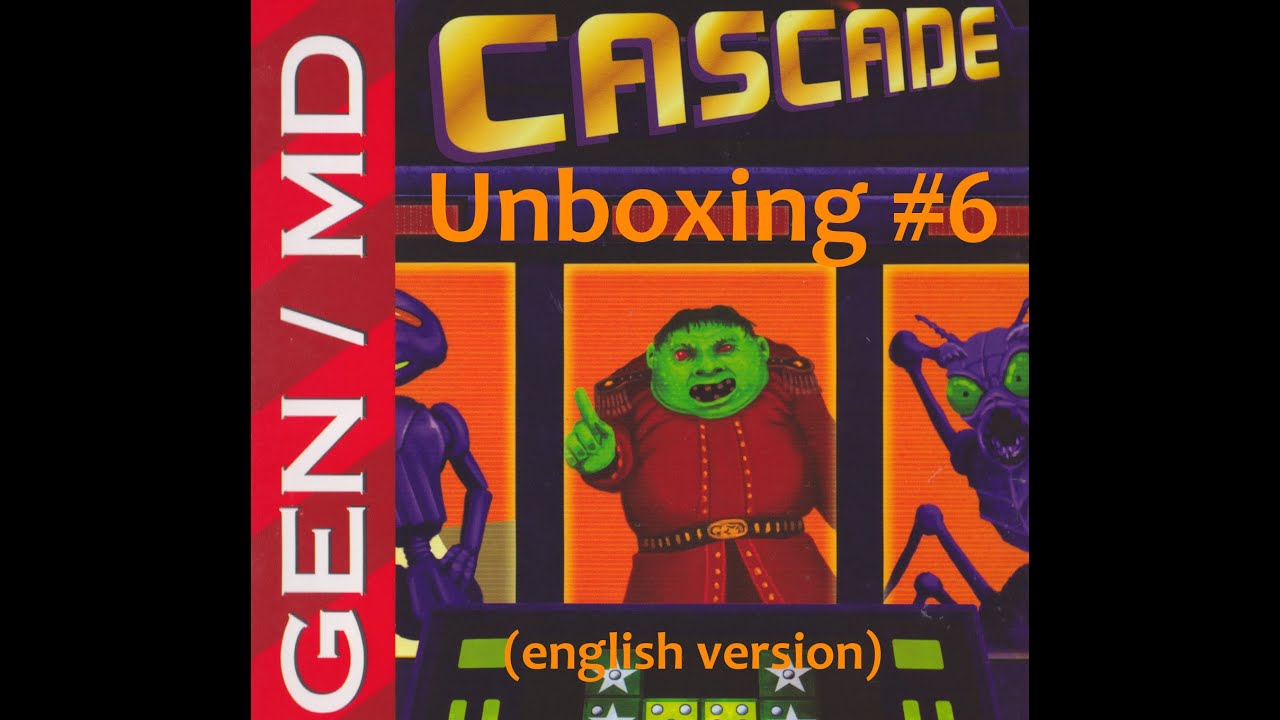 Unboxing: Cascade Sega Genesis / Mega Drive [New Release!] english ...