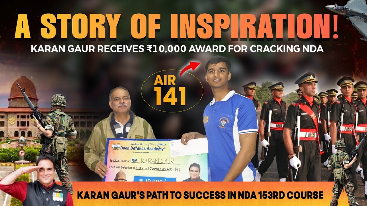 Karan Gaur’s Journey: Cracking the NDA Exam and Future Air Force ...