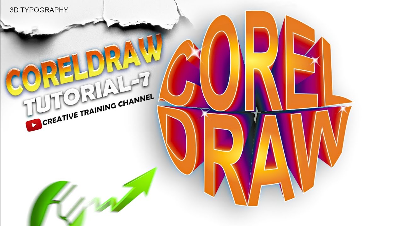 Stunning 3D Typography in CorelDRAW Easy Tutorial for Beginners! - YouTube