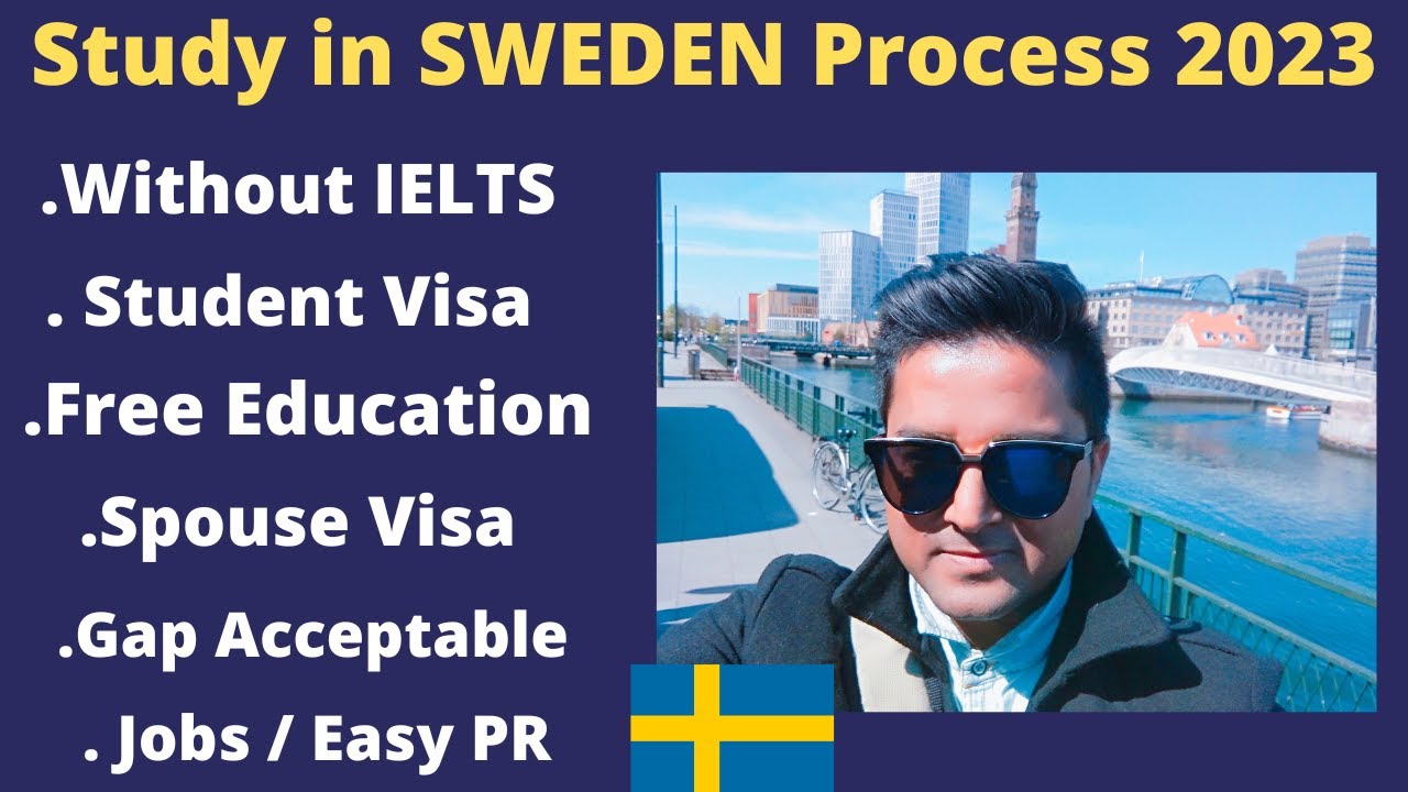 Study in SWEDEN Process 2023 | Student Visa | No IELTS | Free | Gap ...