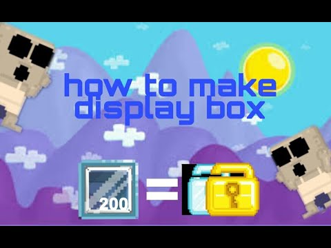 How to Make display box | Step by step | Growtopia #1 | - YouTube