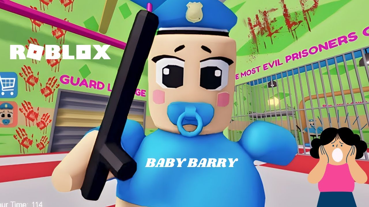 ESCAPANDO DE LA CARCEL BABY BARRY EN ROBLOX - YouTube